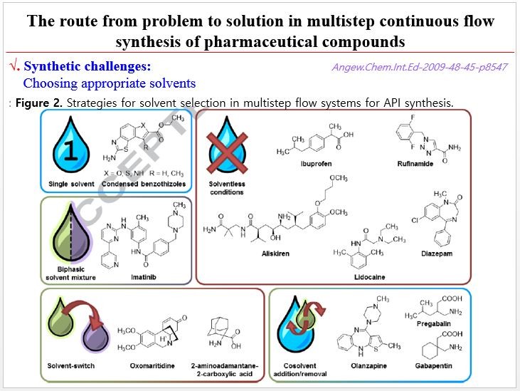 웰이앤씨 : The route from problem to solution in multistep continuous flow synthesis of ...